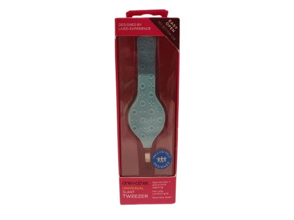 One+Other Universal Slanted Tip + Extra Wide Opening Tweezer Non Slip ...