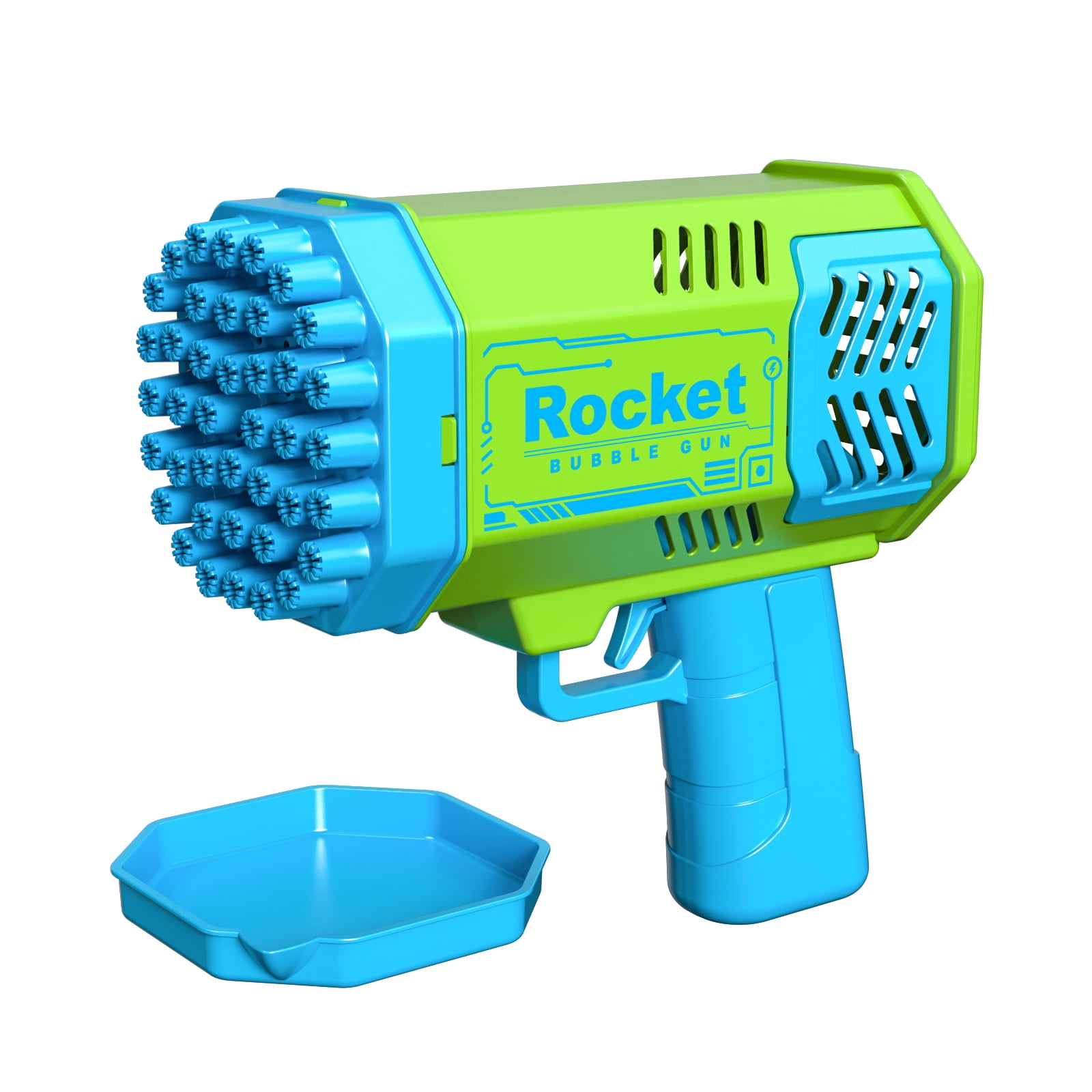 One Pack Of Children's 40 Holes Rocket Launcher Handheld Portable ...