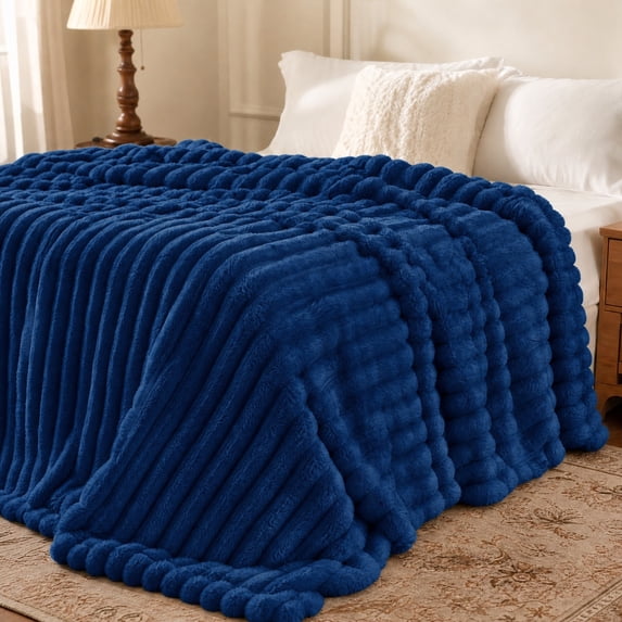 One Pack Throw Blanket, Skin-Friendly Breathable All Season Multi ...