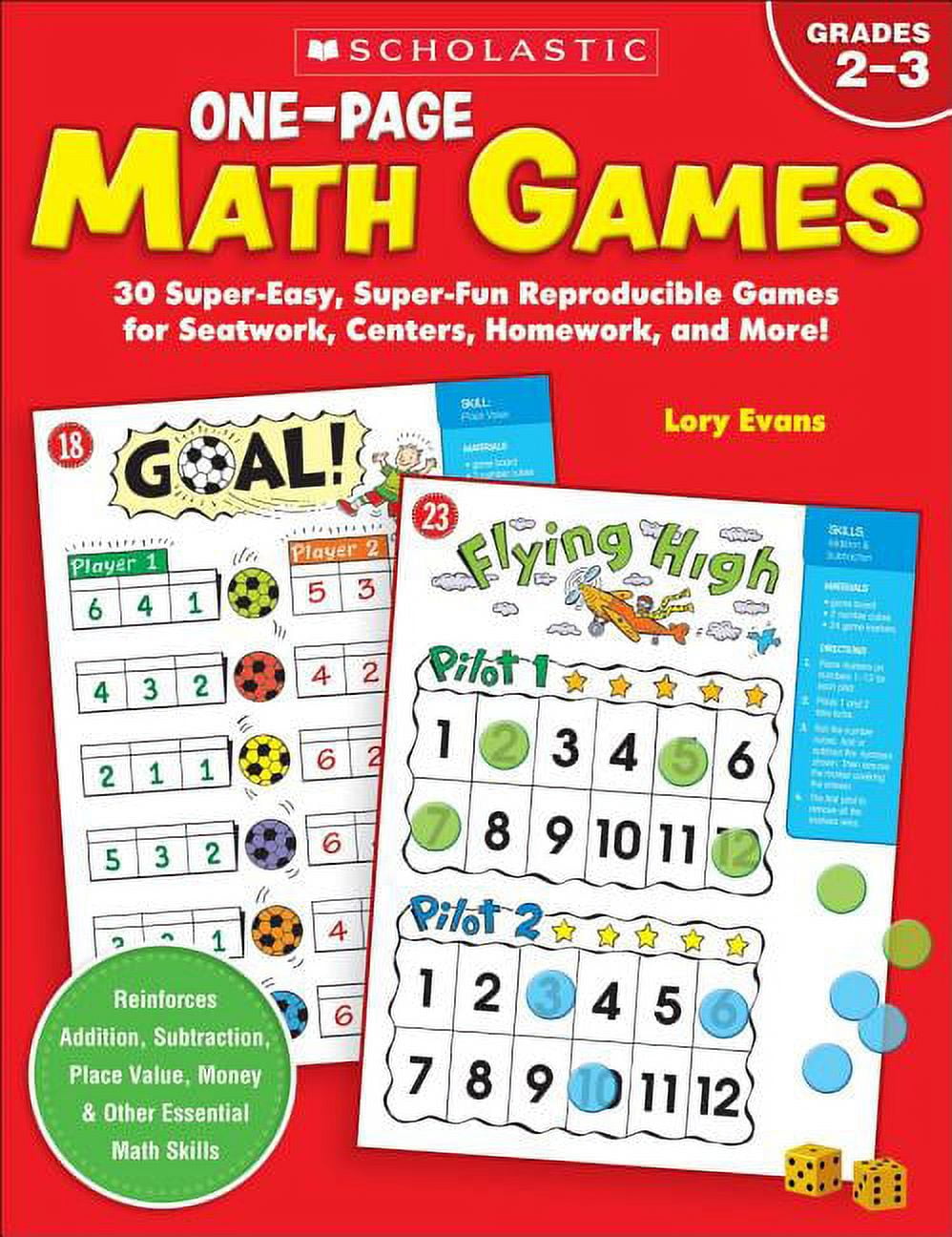 One-Page Math Games, (Paperback) - Walmart.com