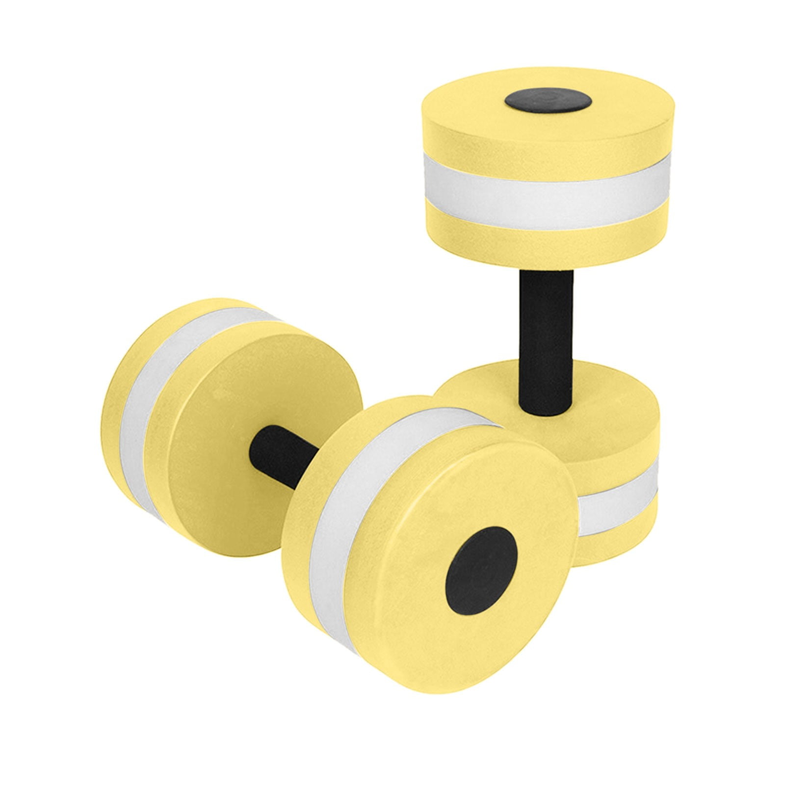 One Pair Barbells Exercise Dumbbells Hand Water Dumbbells Eva Dumbbells ...