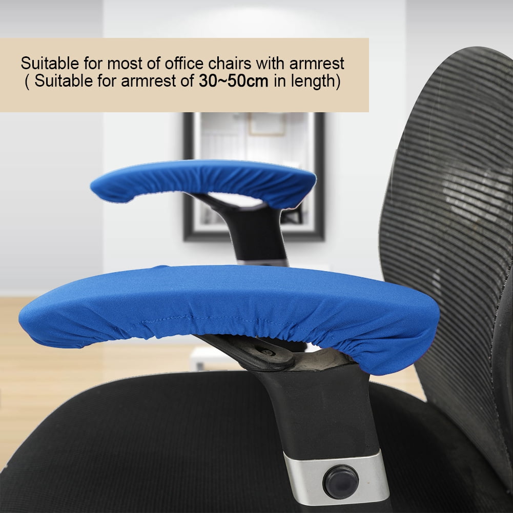 One Pair Elastic Stretchable Office Chair Armrest Covers Removable ...