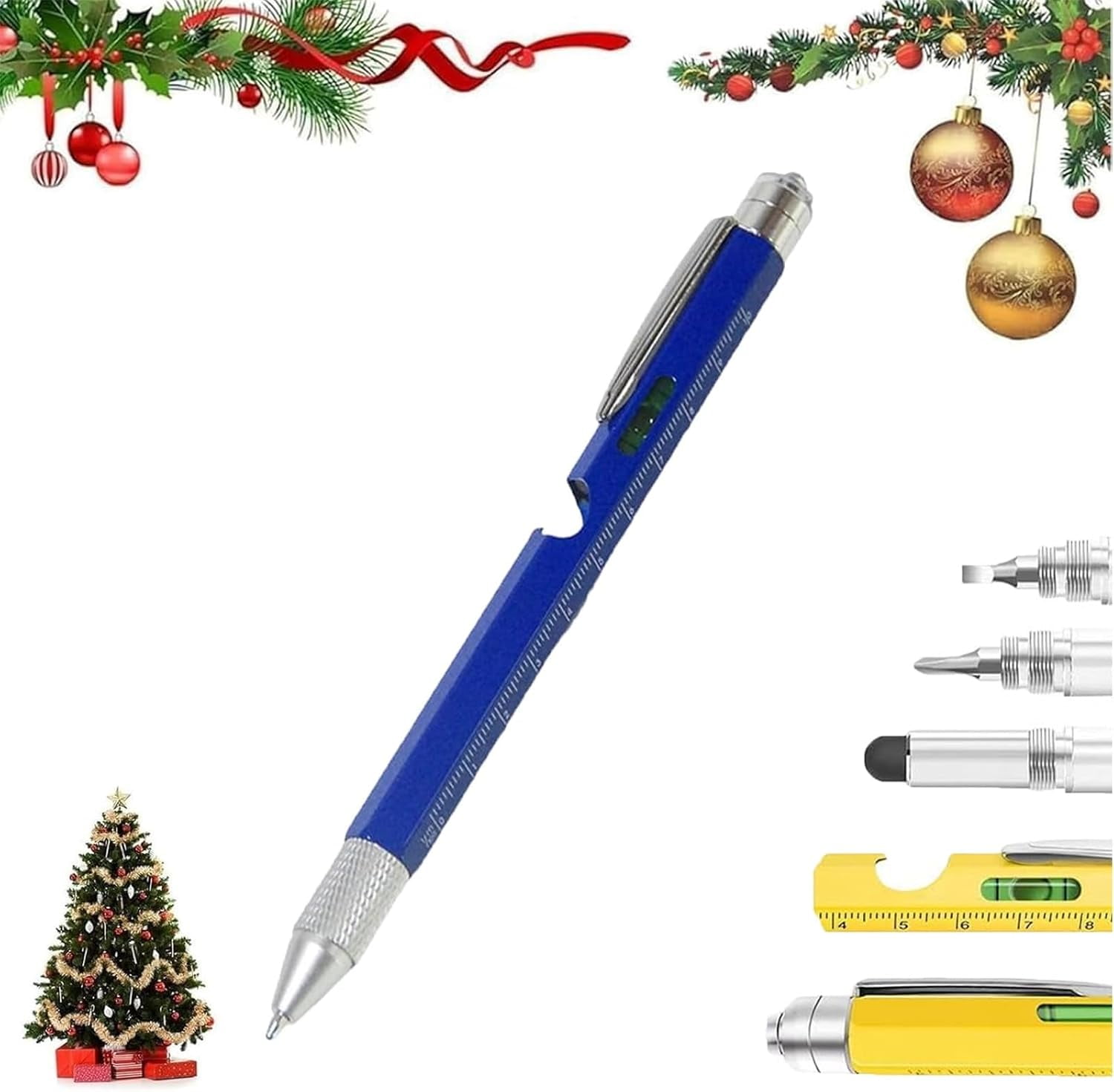 One Pen Nine Functions,9 in 1 Multitool Pen Christmas Gifts for Men ...