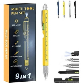 RAK 8-in-1 Multi-Tool Pen Set: LED, Stylus, Rulers, Level, Bottle ...