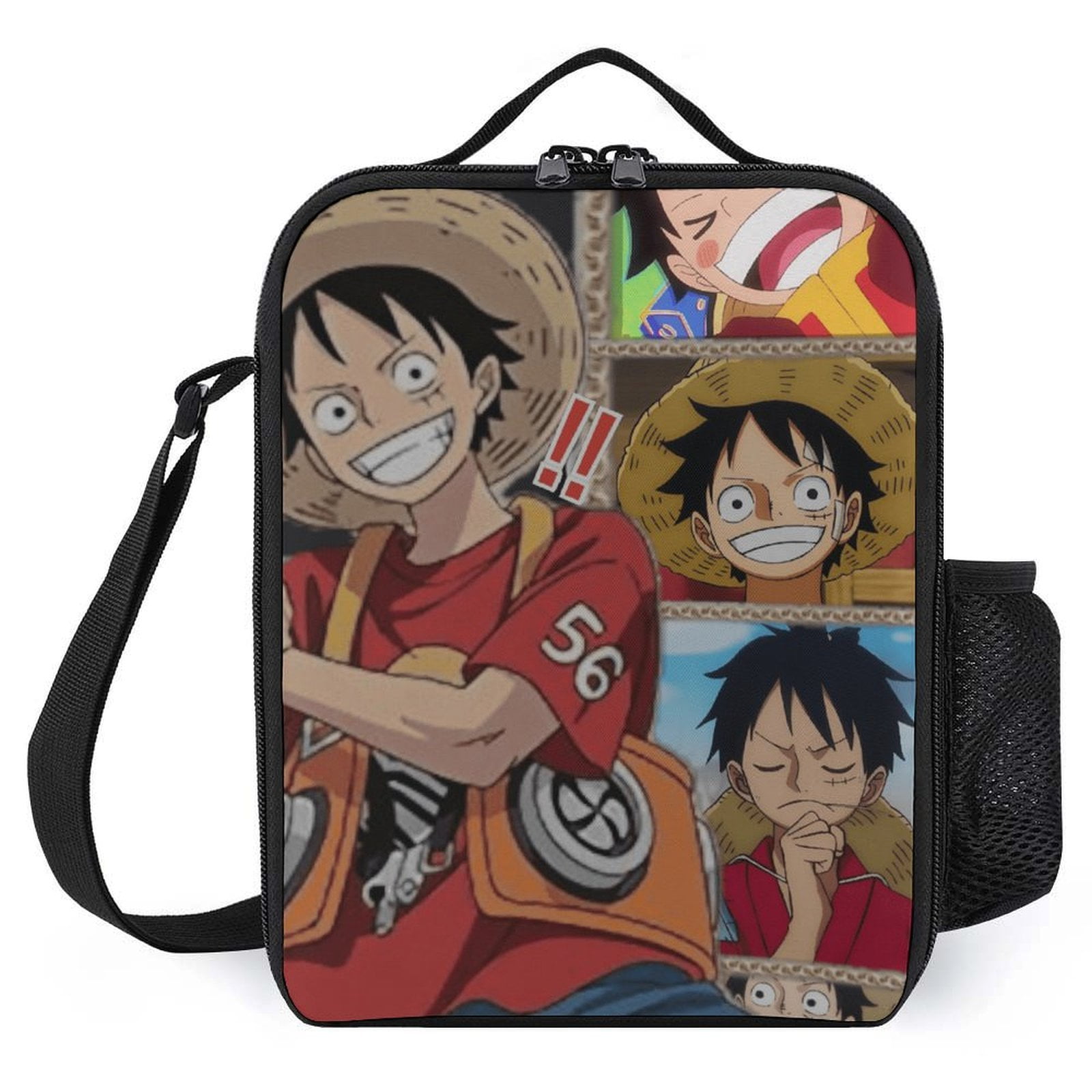 One Pi-ece Lunch Bag Insulated Crossbody Anime for Work Picnic Travel ...