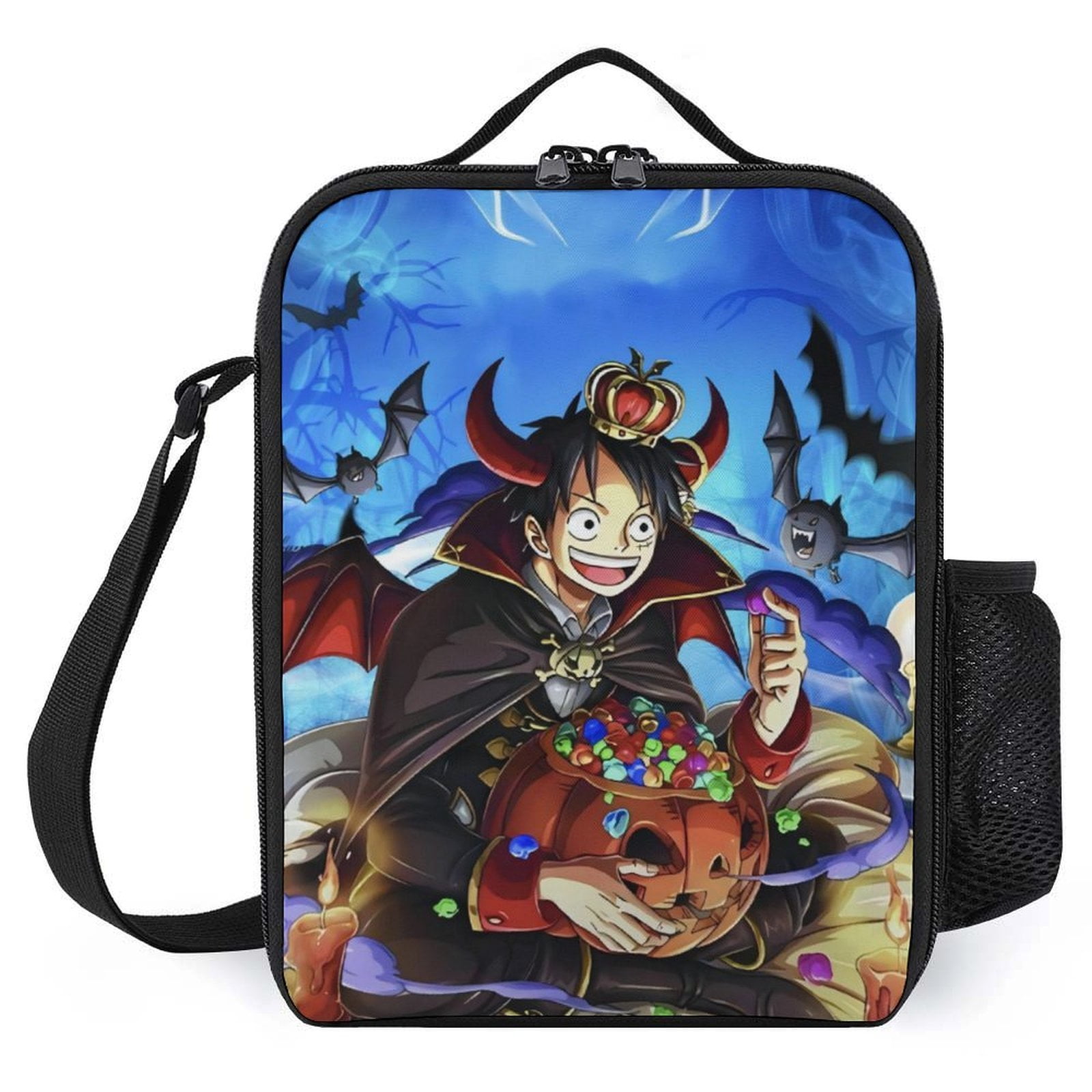 One Pi-ece Lunch Bag Insulated Crossbody Anime for Work Picnic Travel ...