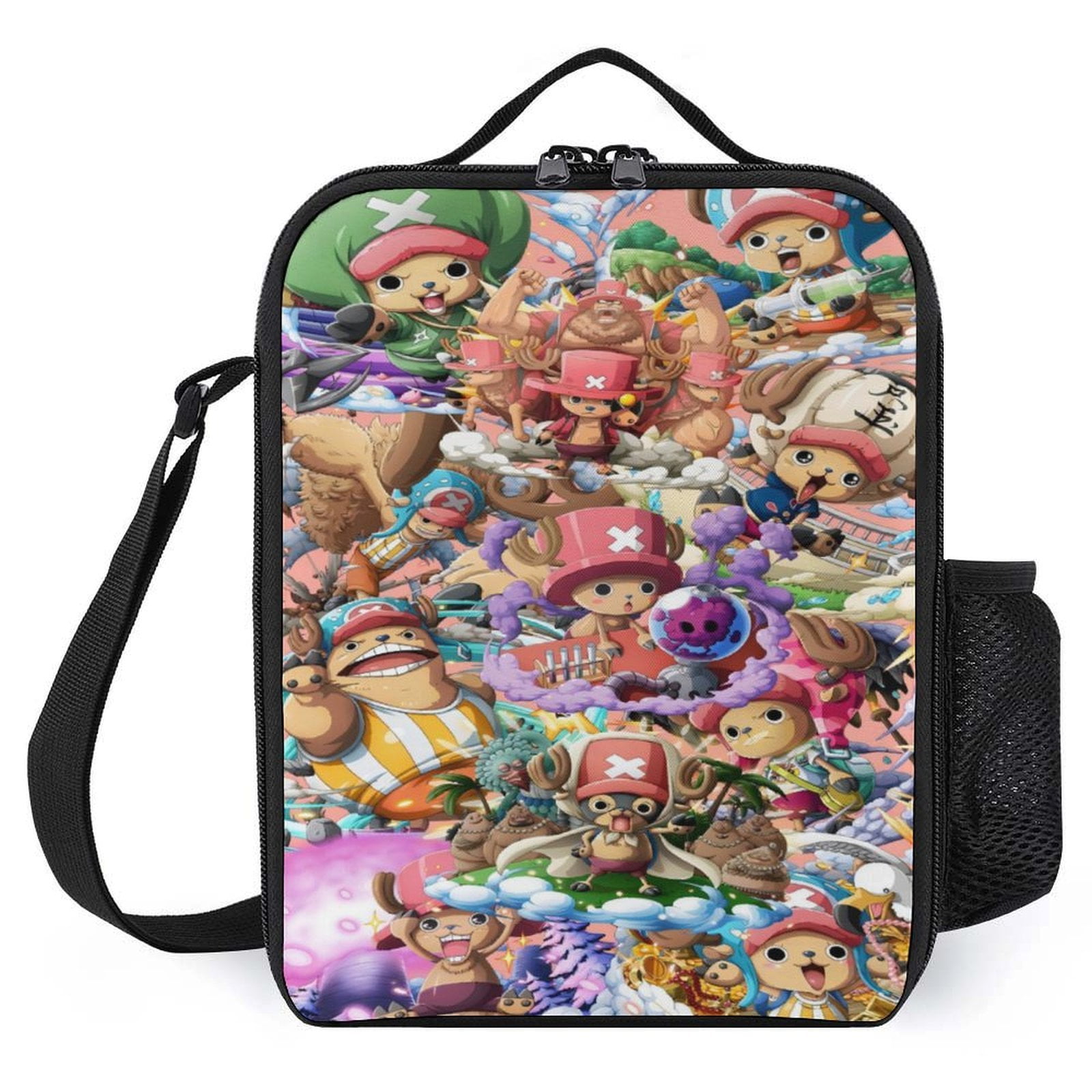 One Pi-ece Lunch Bag Insulated Crossbody Anime for Work Picnic Travel ...