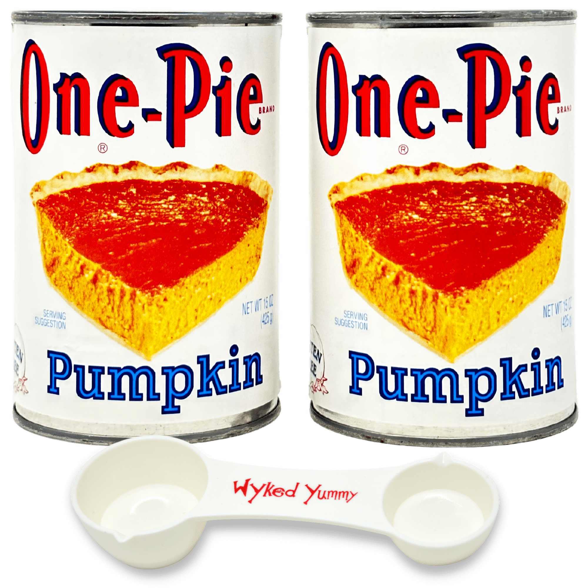 One Pie Canned PUMPKIN 15oz (2pk) with BONUS SPOON - Walmart.com