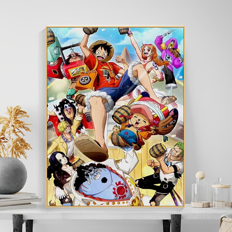 One Pie-ce Oil Painting DIY Painting Children and Adults Use The Living ...