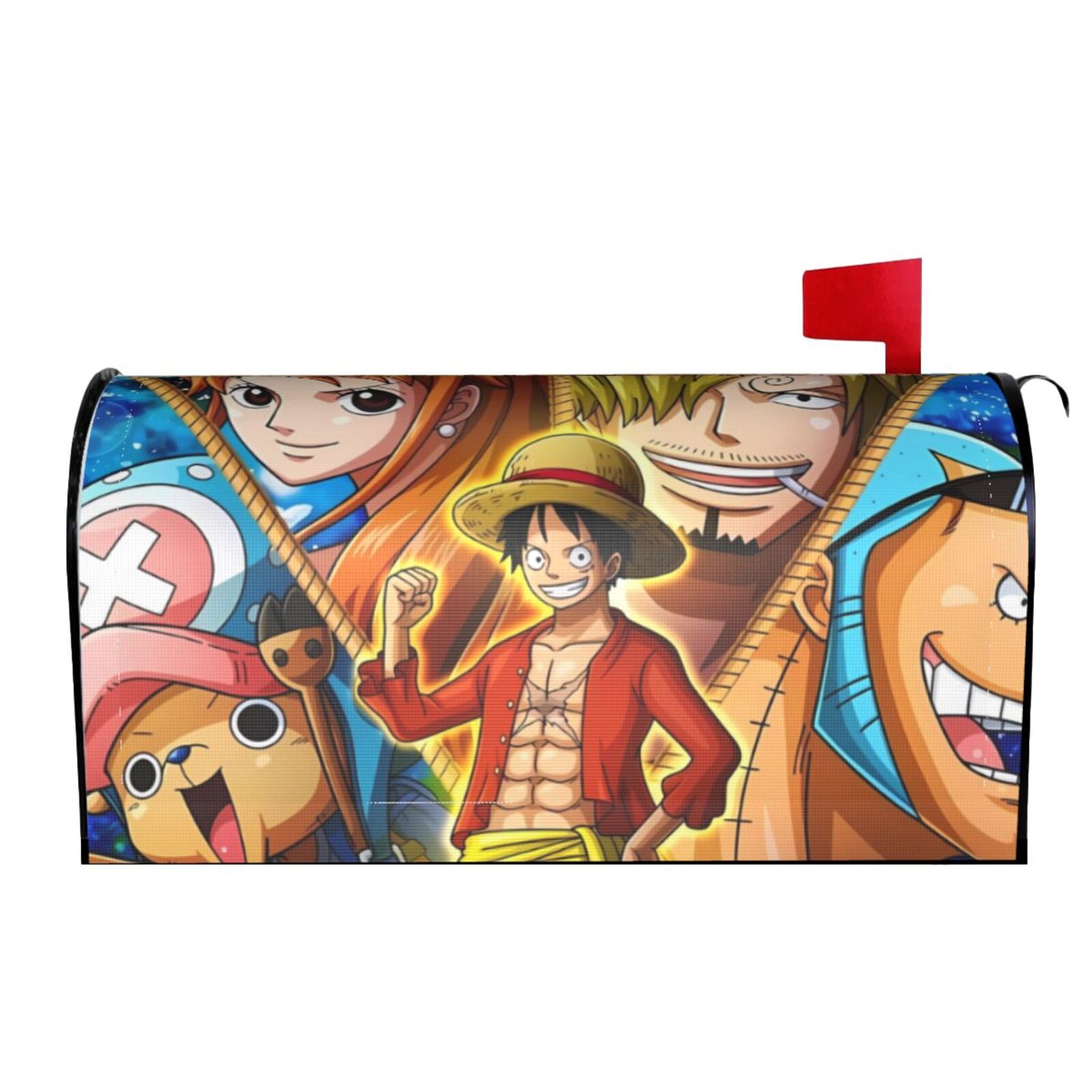 One Piece 16 Cartoon Character Mailbox Cover Magnetic Standard Size ...
