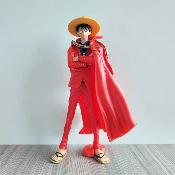One Piece, 24cm/9.5inch Luffy 20th Anniversary Edition Statue Cartoon ...