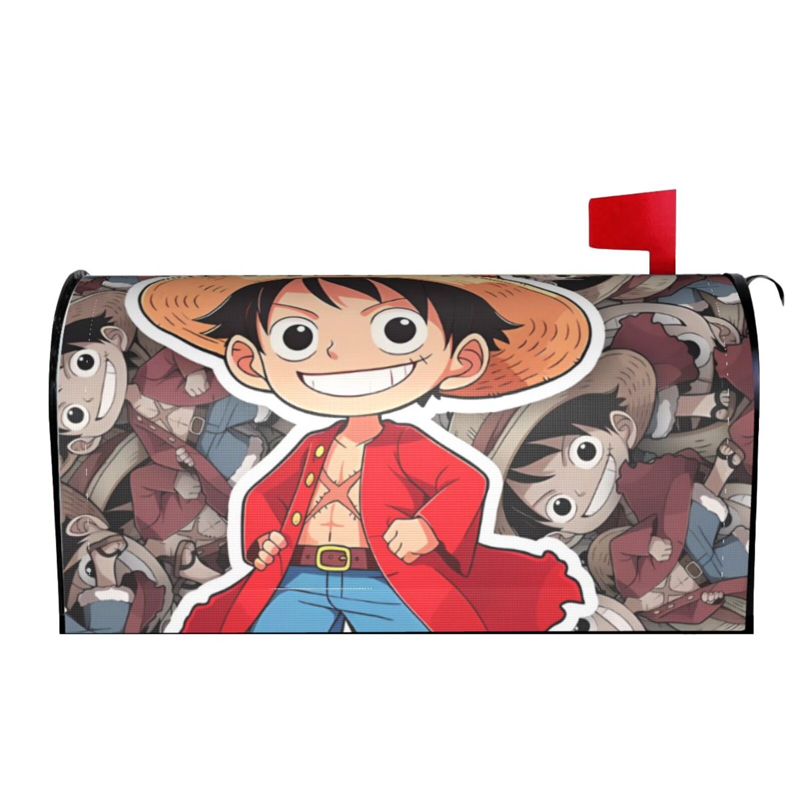 One Piece 44 Cartoon Character Mailbox Cover Magnetic Standard Size ...