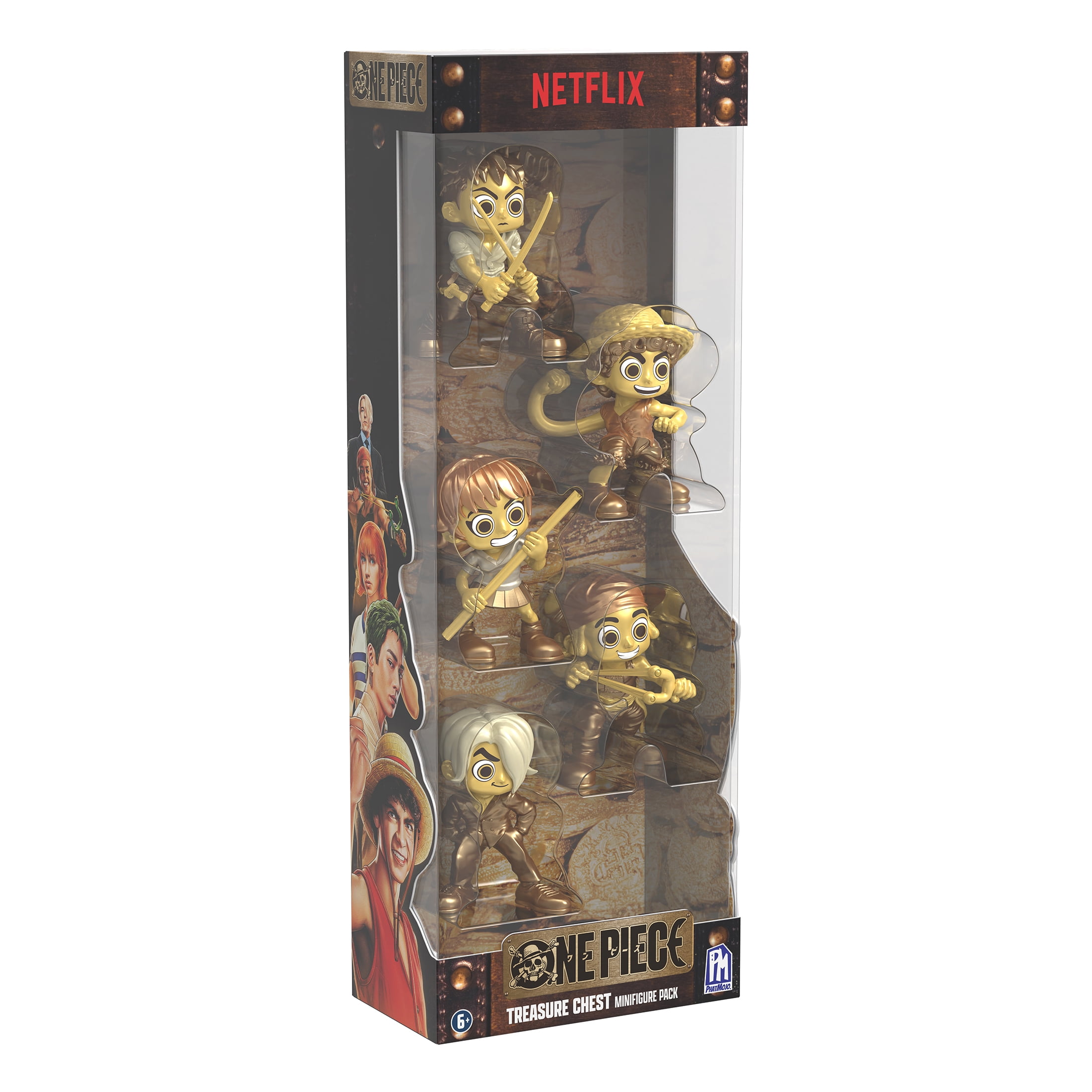 One Piece 5 Piece Brown Mini Figurine Set - Walmart.com