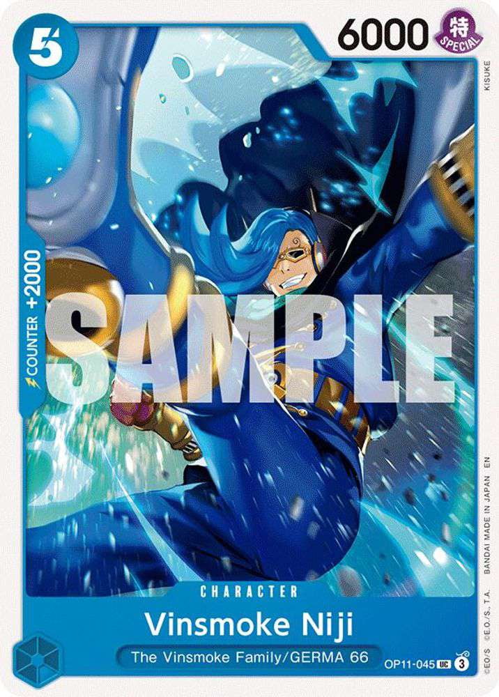 One Piece A Fist of Divine Speed Uncommon Vinsmoke Niji OP11-045 ...