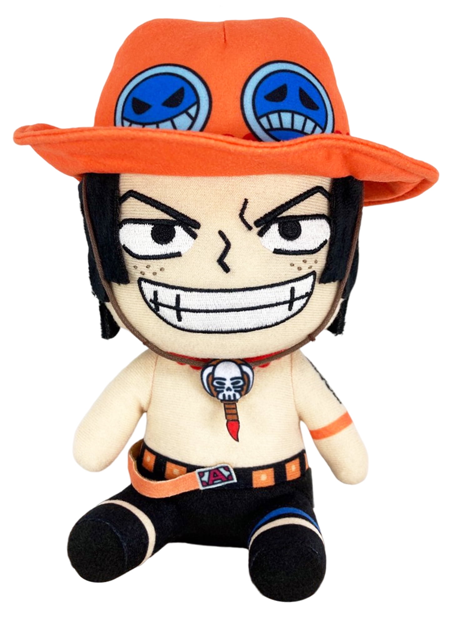 ONE PIECE - ACE SITTING POSE PLUSH 7'' - Walmart.com