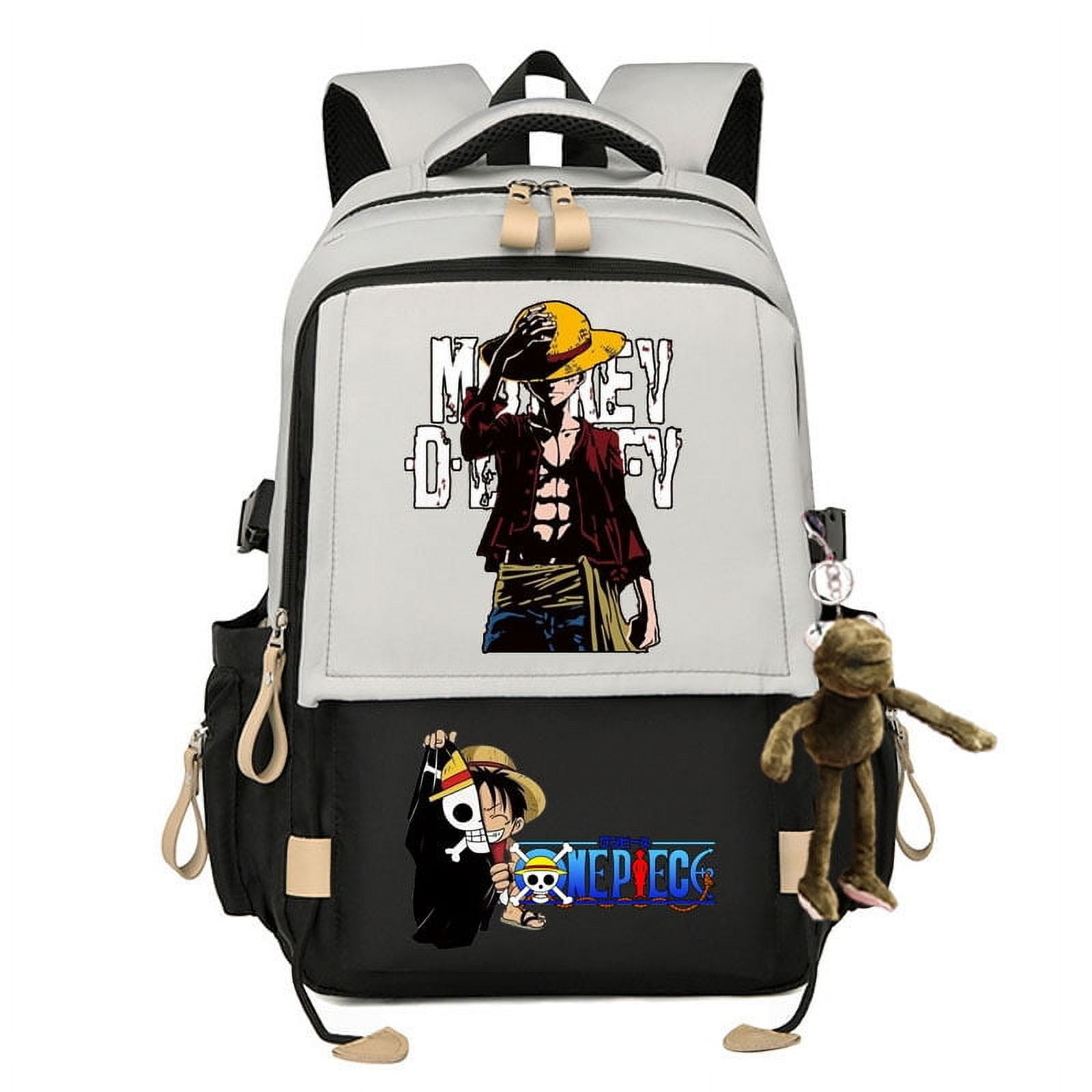 One Piece Anime Backpacks Cartoon Laptop Backpack Daypack 3D Printed ...