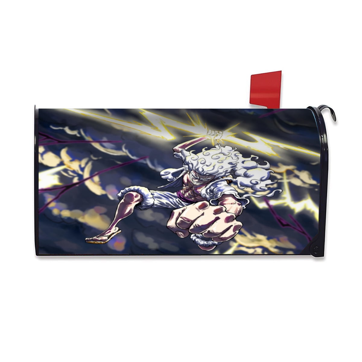 One Piece Anime Magnetic Mailbox Cover Decorative Mailbox Package ...