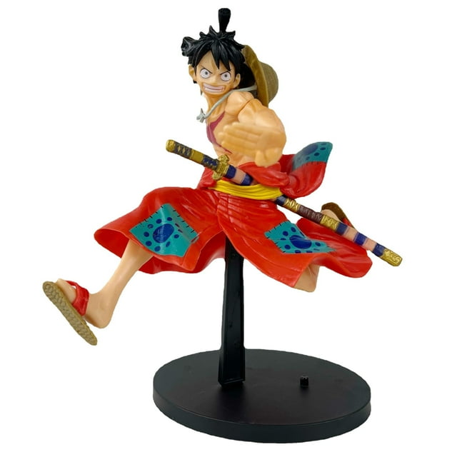 One Piece Anime Monkey D Luffy Action Figure [20 cm] Realistic Figures ...