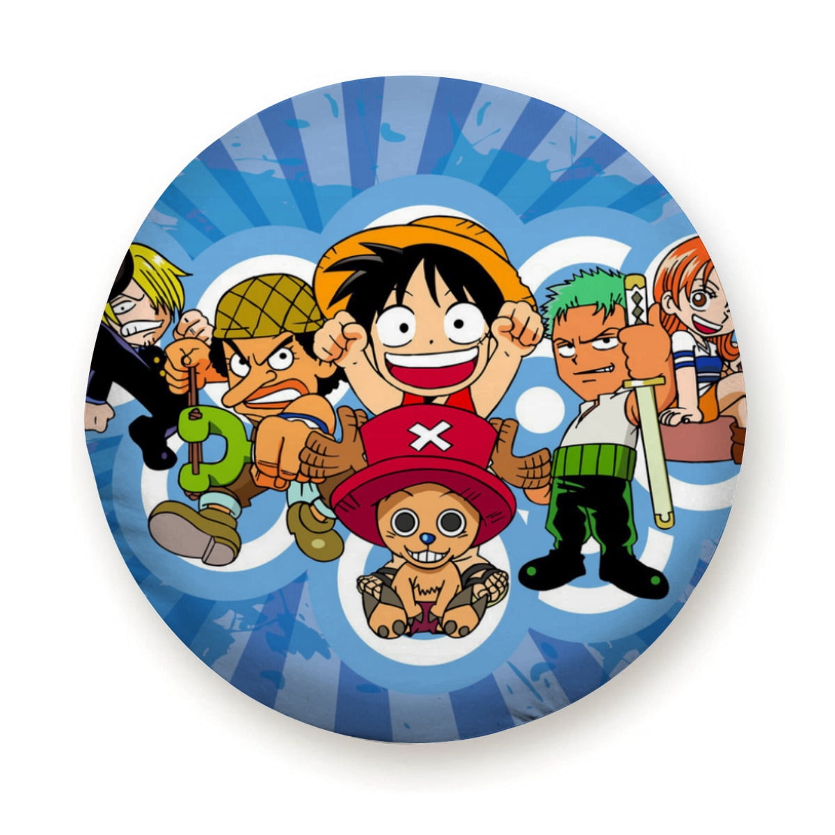 One Piece Anime Spare Tire Cover Universal Tire Cover Dustproof Tire ...