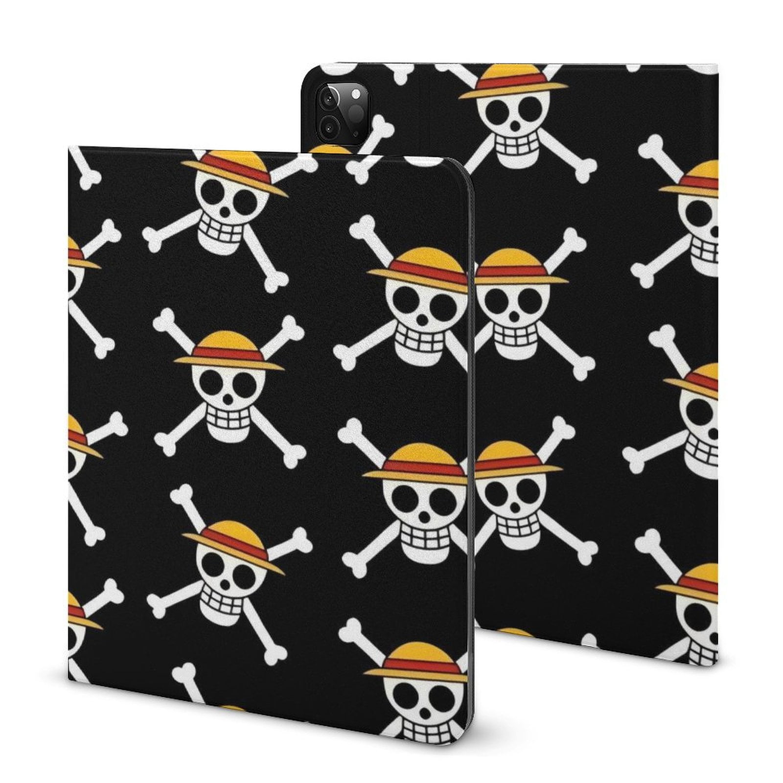 One Piece Anime The ipad pen slot case thin folding Smart case Soft TPU ...