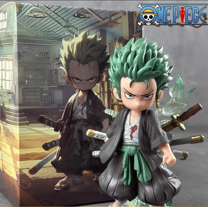 One Piece Anime Zoro Figure 5.11", Pvc Statue Model Doll Collection ...