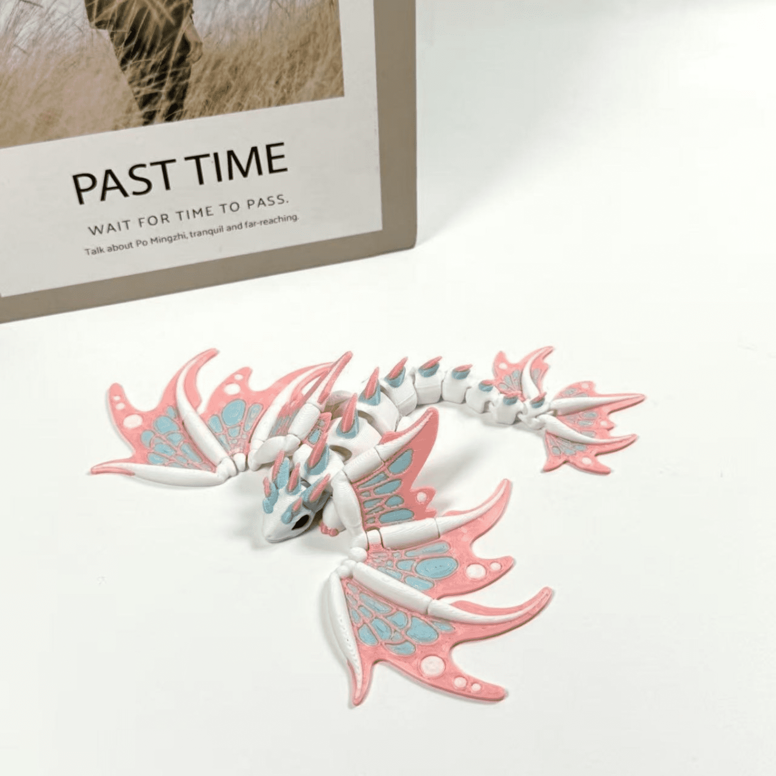 One-Piece Articulated Fantasy Dragon Figure, Flexible Jointed Desk ...