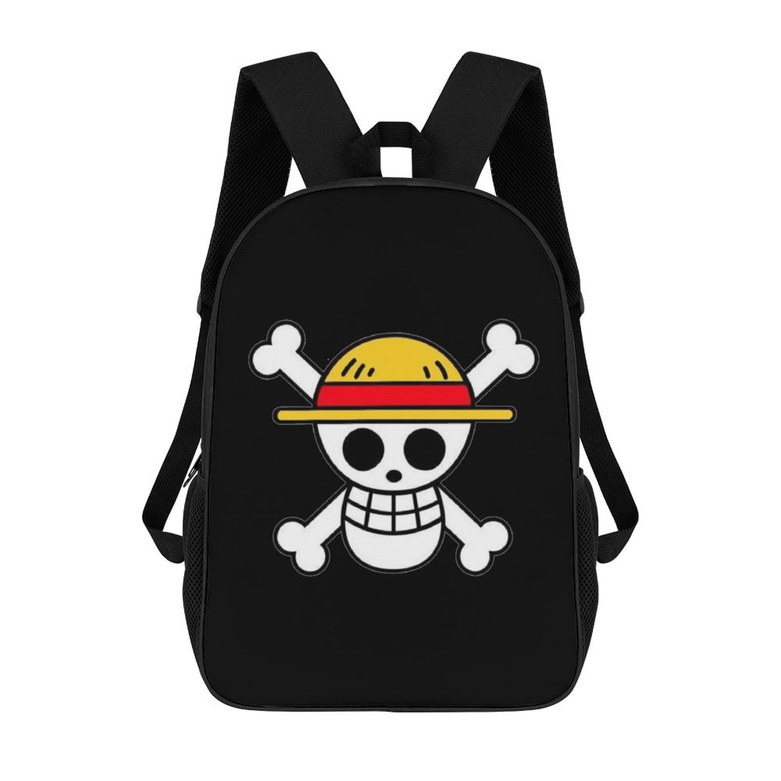 One Piece Backpack Anime Peripheral Cartoon Schoolbag Black Computer ...