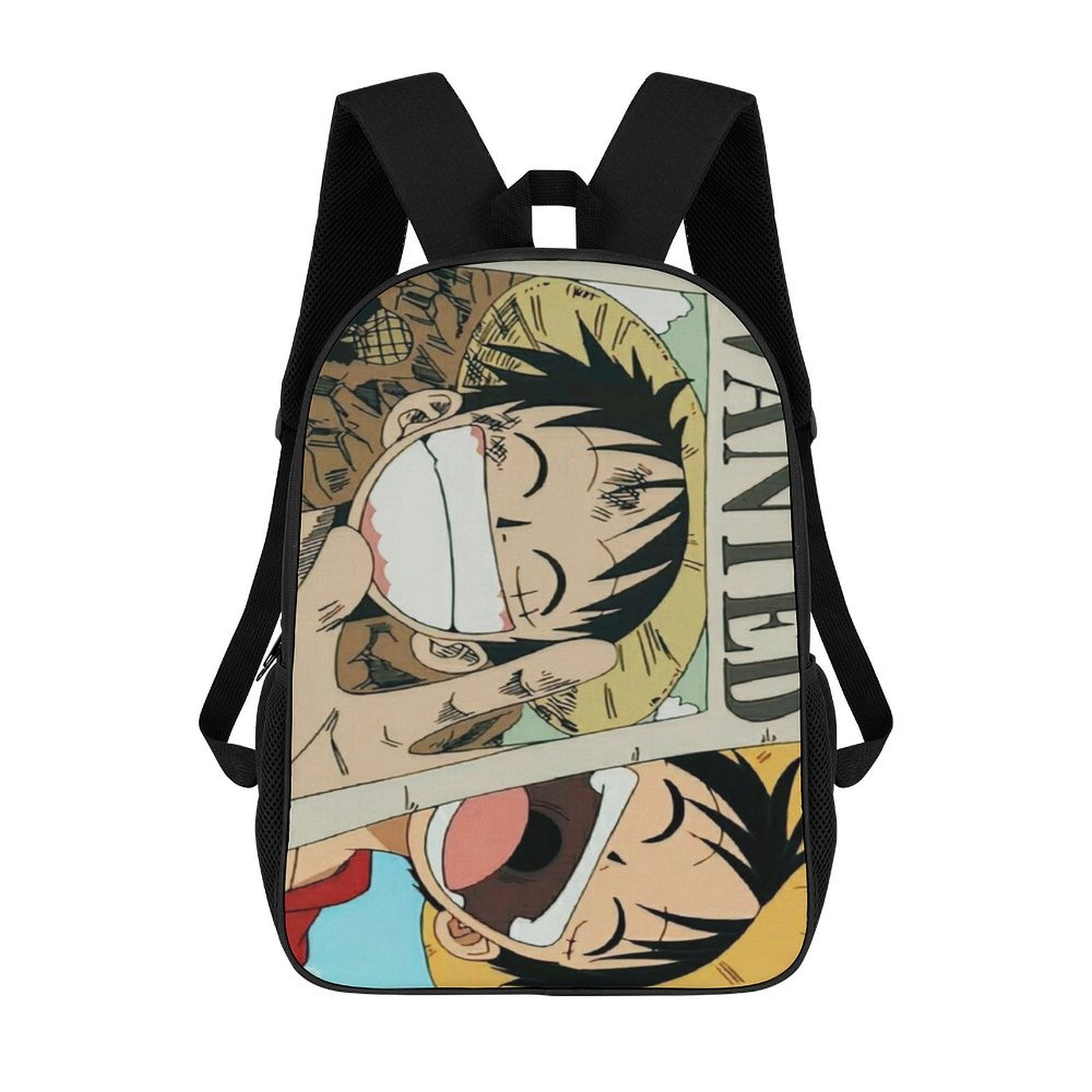 One Piece Backpack Anime Peripheral Cartoon Schoolbag Black Computer ...