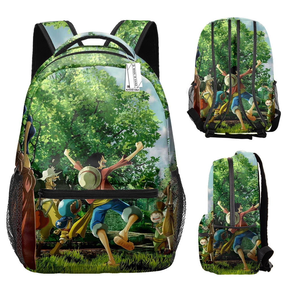 One Piece Backpack | Luffy Rucksack with Adjustable Straps | Practical ...
