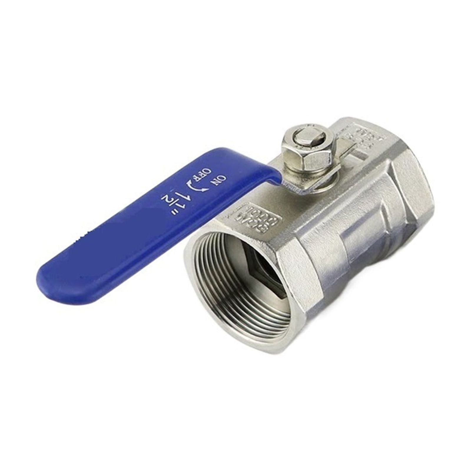 One-Piece Ball Valve 1/2" 3/4" 1" 1-1/4" 1-1/2" 2" 304 Stainless Steel ...
