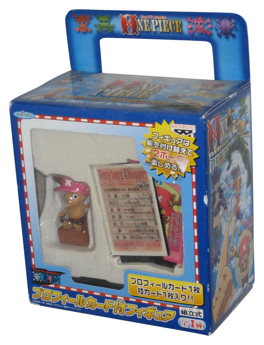 One Piece Banpresto (2004) Chopper Mini Figure w/ Profile Card ...
