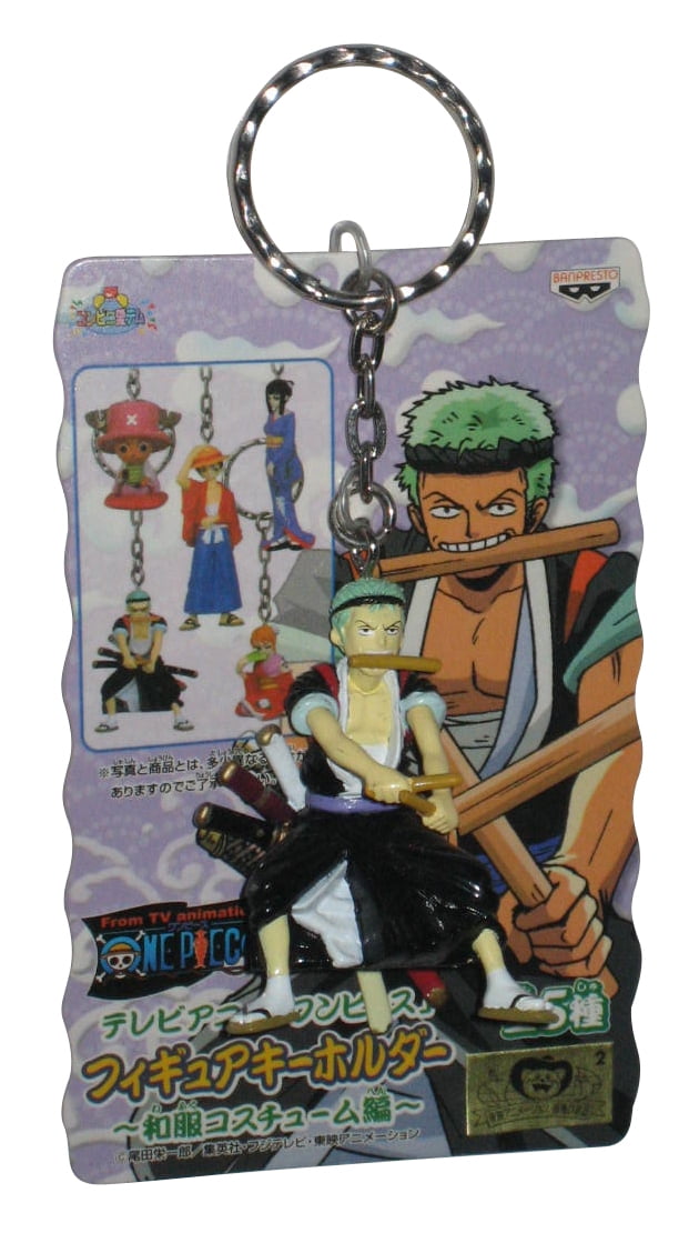 One Piece Banpresto Japan (2003) Zolo Anime Mini Figure Keychain ...