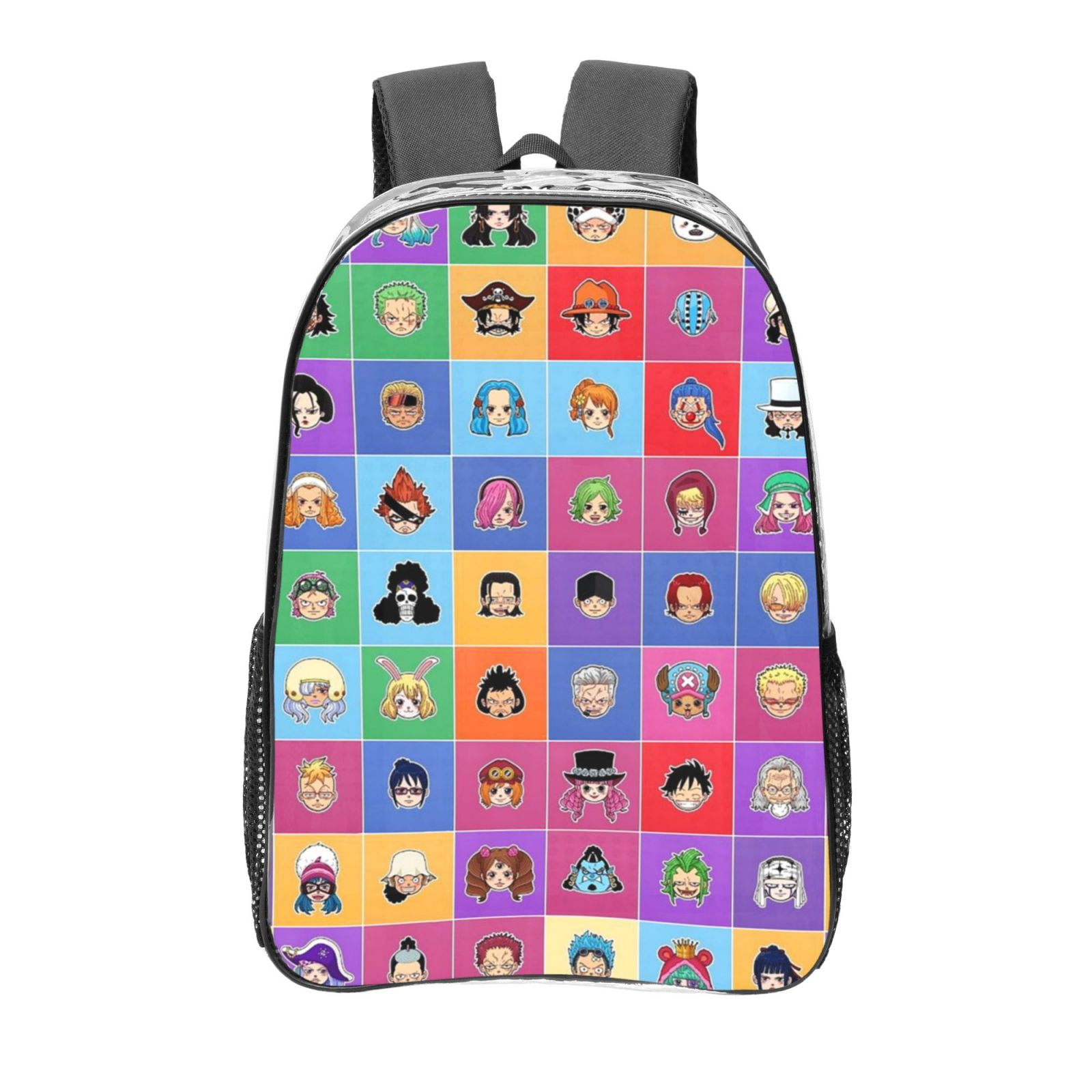 One Piece Basics Transparent Backpack School See Through Plastic ...