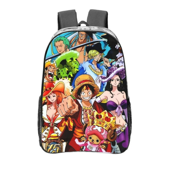 One Piece Basics Transparent Backpack School See Through Plastic ...