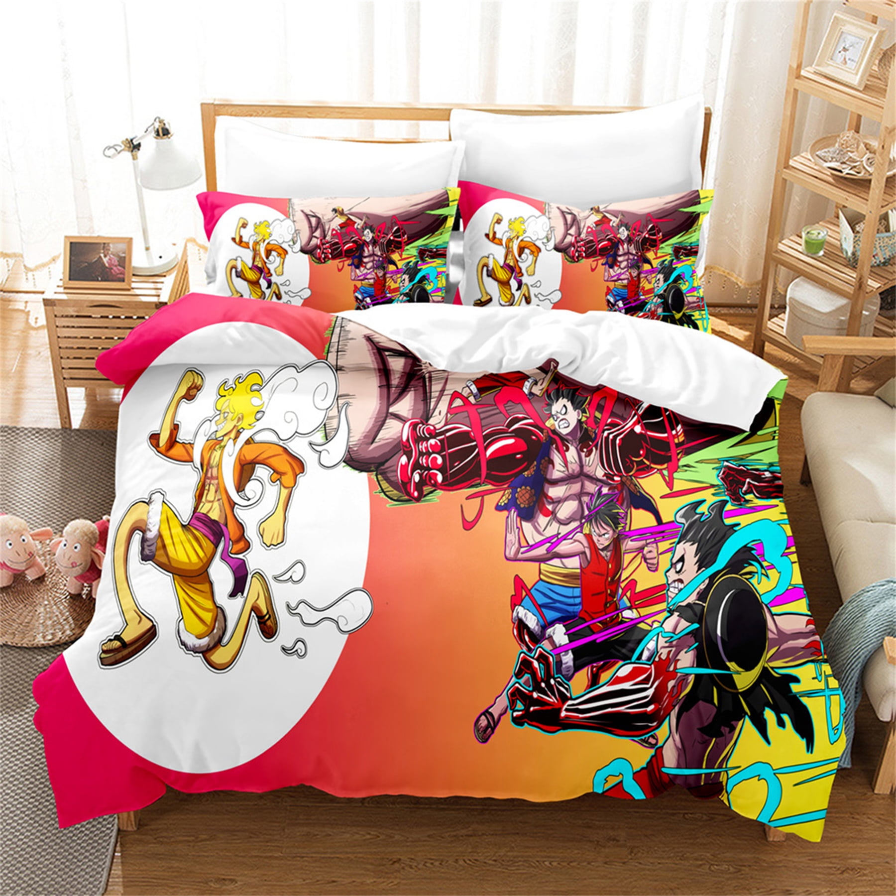 One Piece Bedding Set Anime Nika Duvet Cover Set Super Soft Comfortable ...