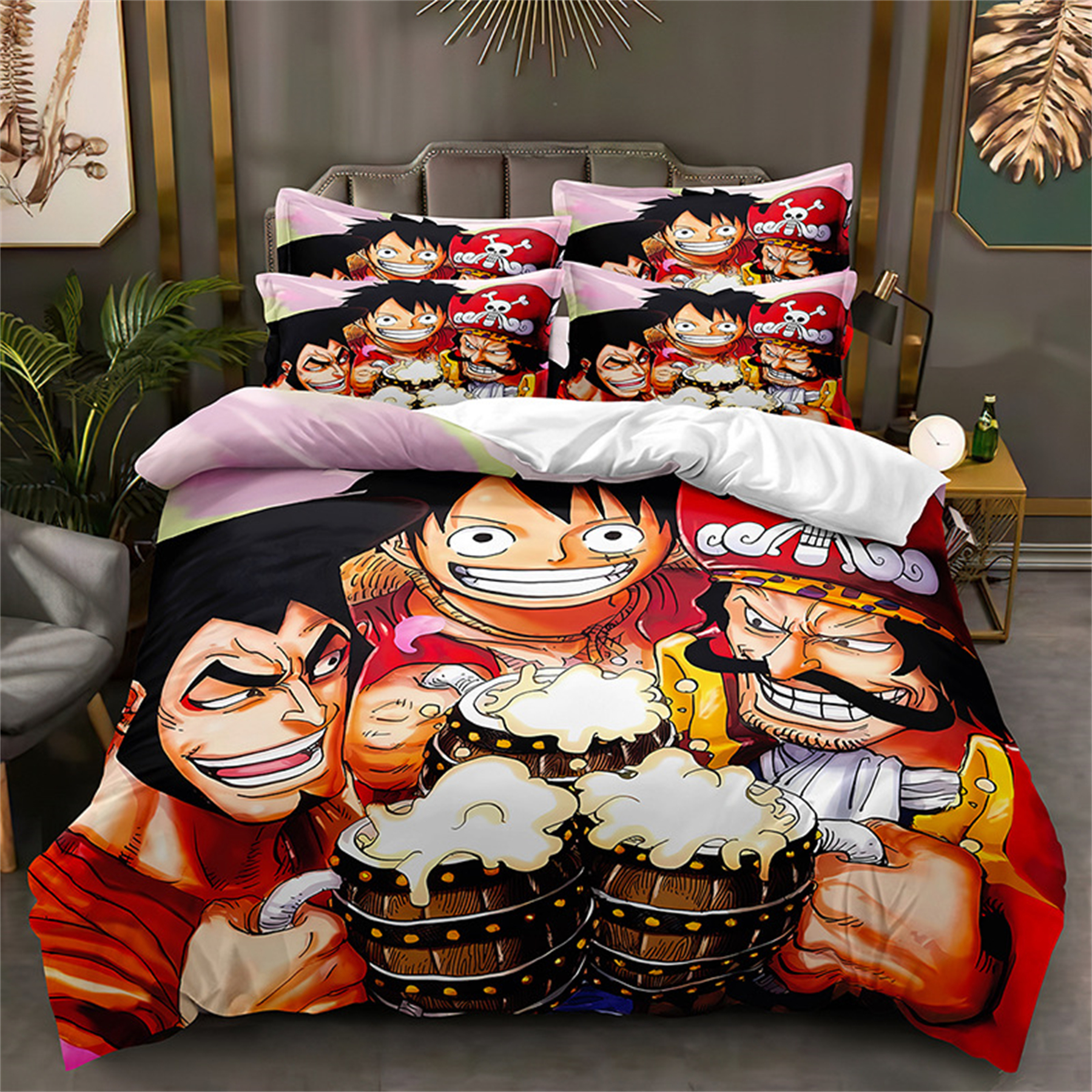 One Piece Bedding Set for Kids Teen Lightweight Duvet Cover with 2 ...