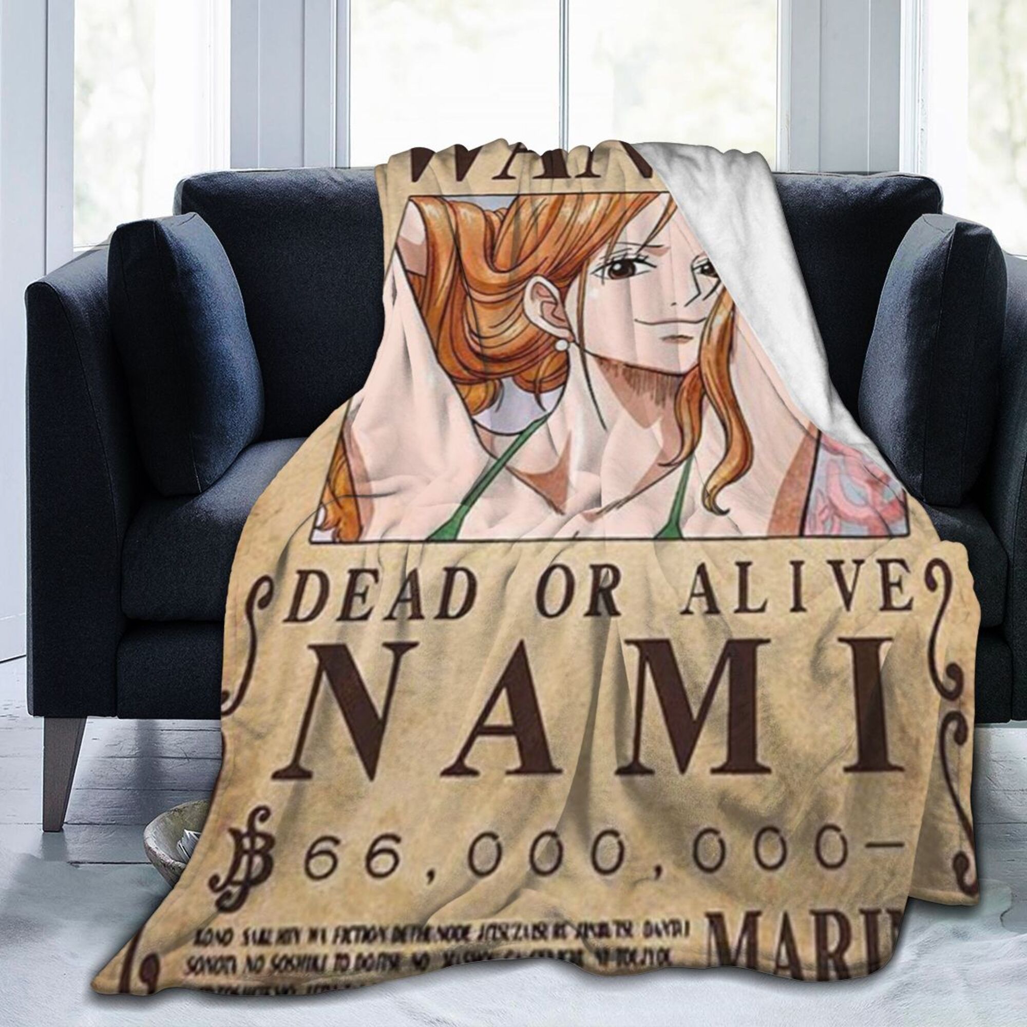 One Piece Blanket Monkey D Luffy Roronoa Zoro Vinsmoke Sanji Shanks Sabo Boa Hancock Nico·Robin ...