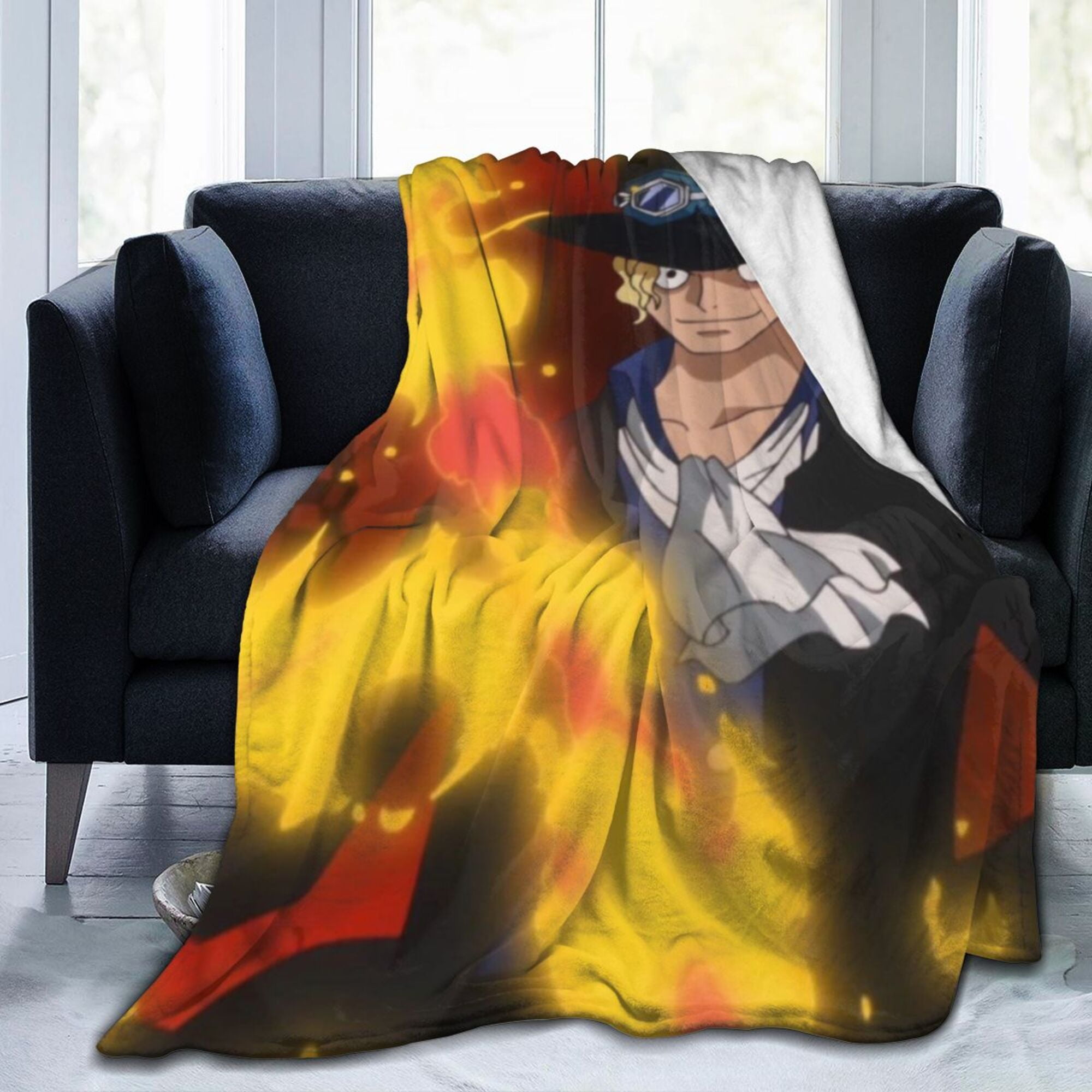 One Piece Blanket Monkey D Luffy Roronoa Zoro Vinsmoke Sanji Shanks ...