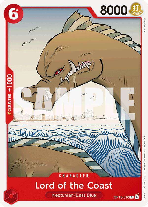 One Piece Carrying On His Will Common Lord of the Coast OP13-010 ...