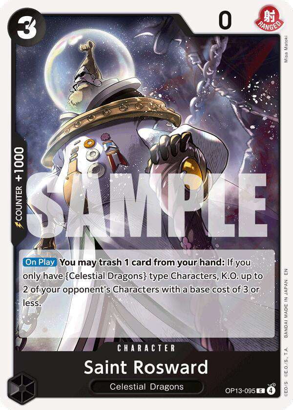 One Piece Carrying On His Will Common Saint Rosward OP13-095 - Walmart ...