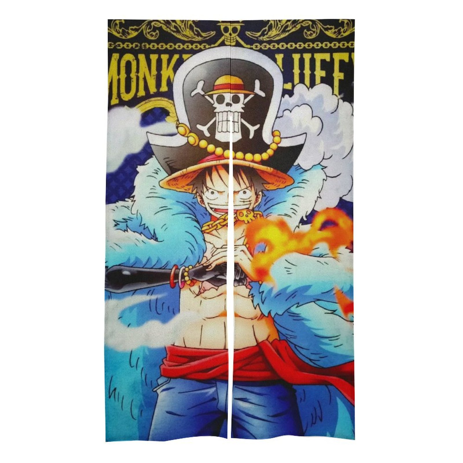 One Piece Cartoon Curtain for Doorway Curtain Splice Privacy Window ...