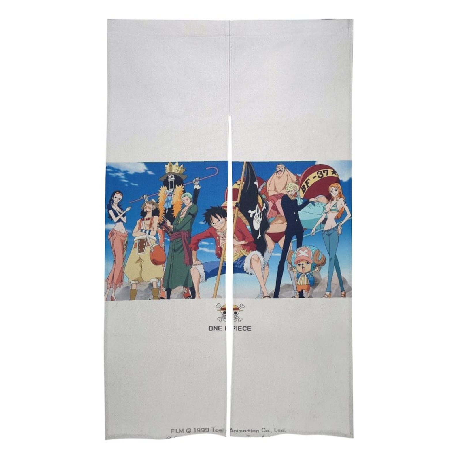 One Piece Cartoon Curtain for Doorway Curtain Splice Privacy Window ...