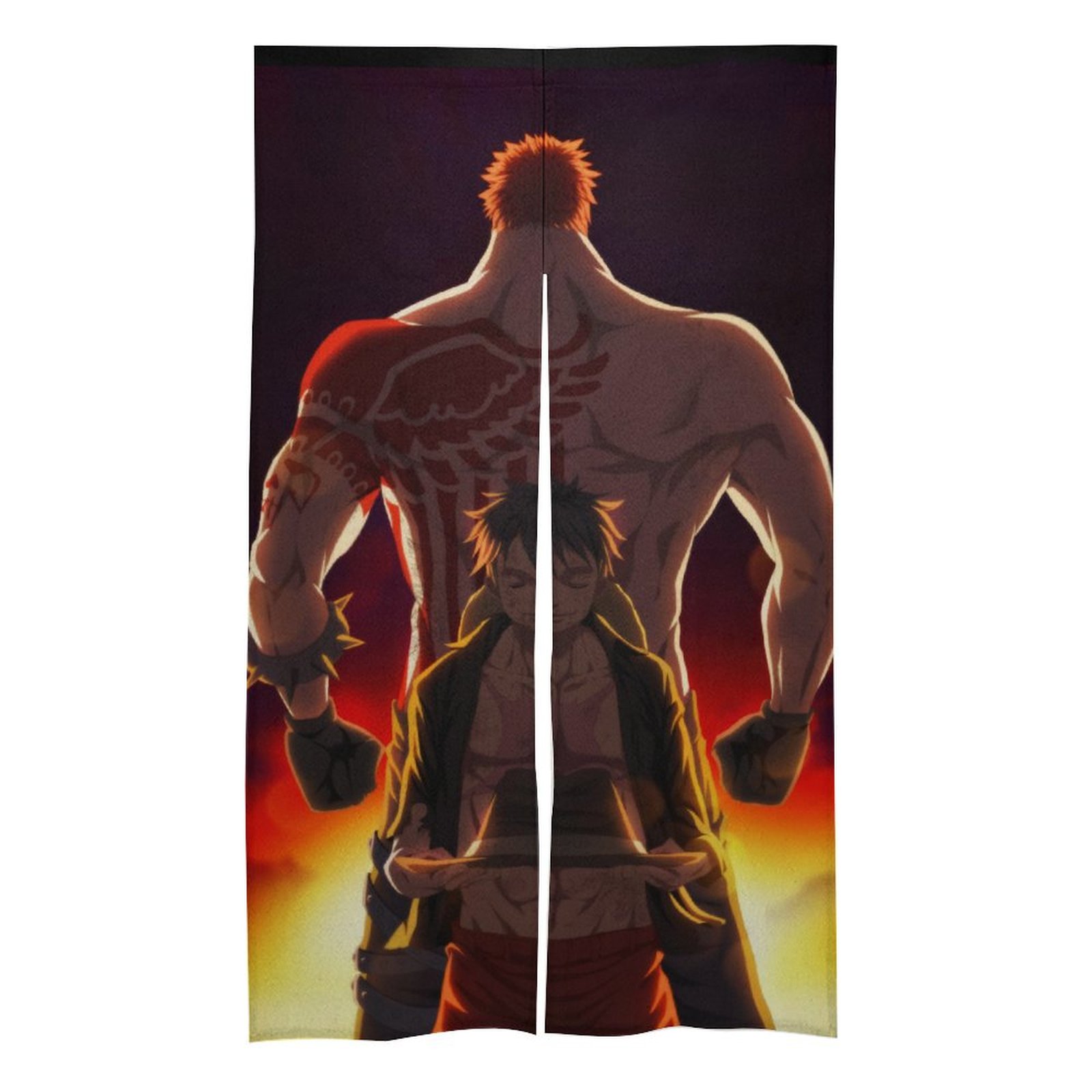 One Piece Cartoon Curtain for Doorway Curtain Splice Privacy Window ...