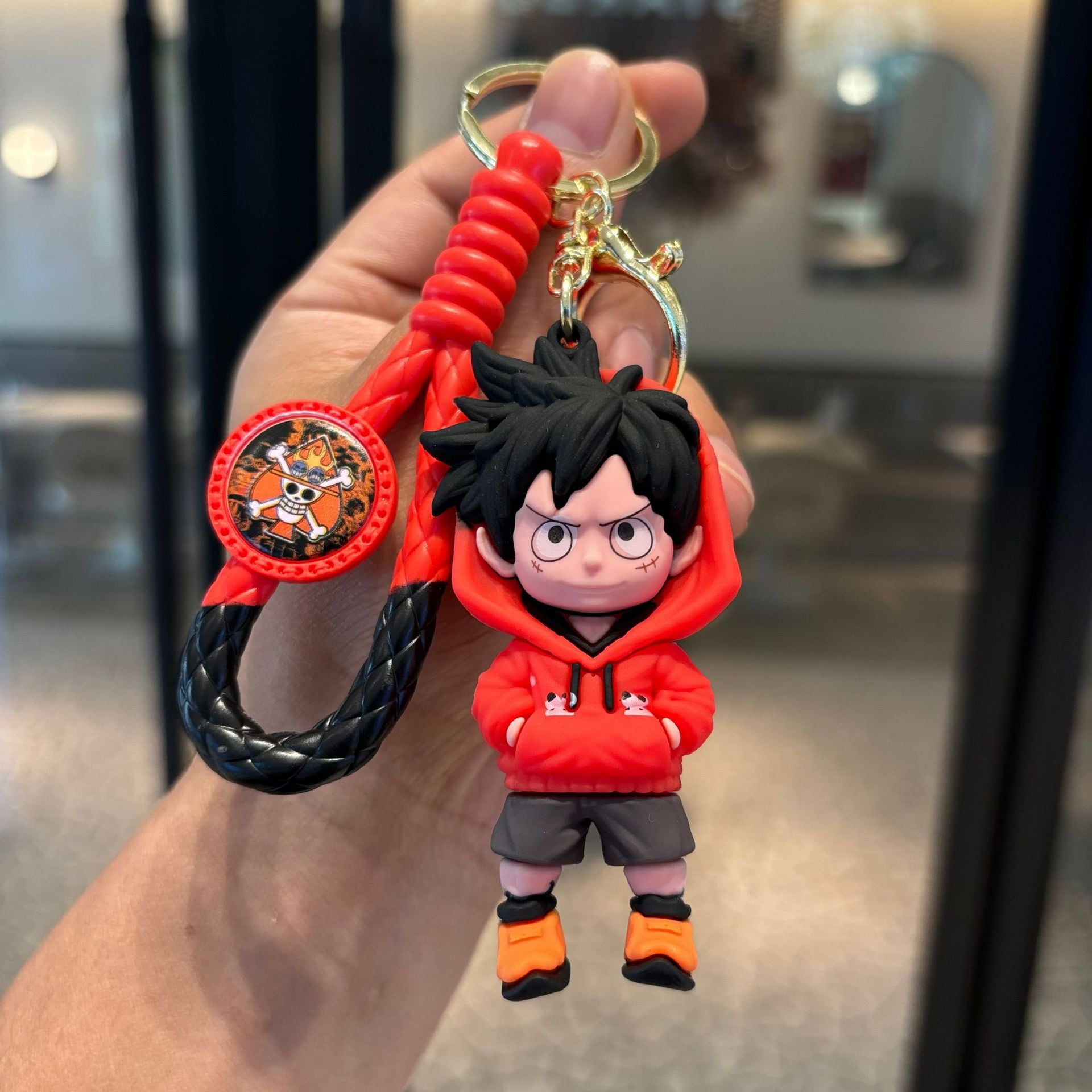 One Piece Cartoon Keychains For Girls Boys, Cute Pendant Keychains ...