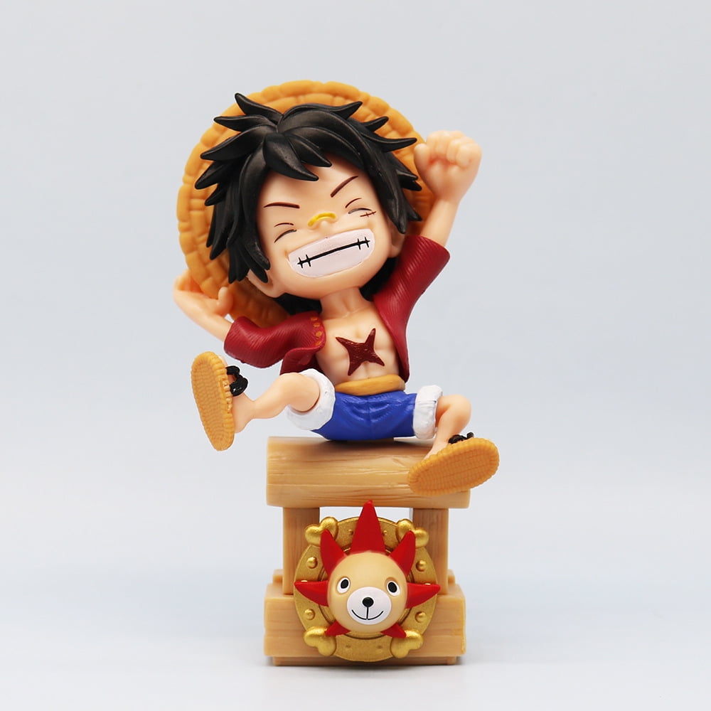 One Piece Chibi Figures,Anime Character Collectible Statues,Adorable ...