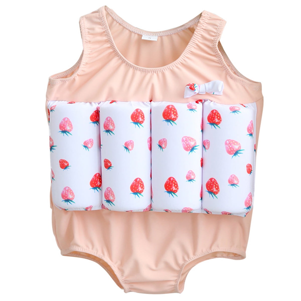 One-Piece Children Buoyancy Swimsuit Swim Vest Detachable Float ...