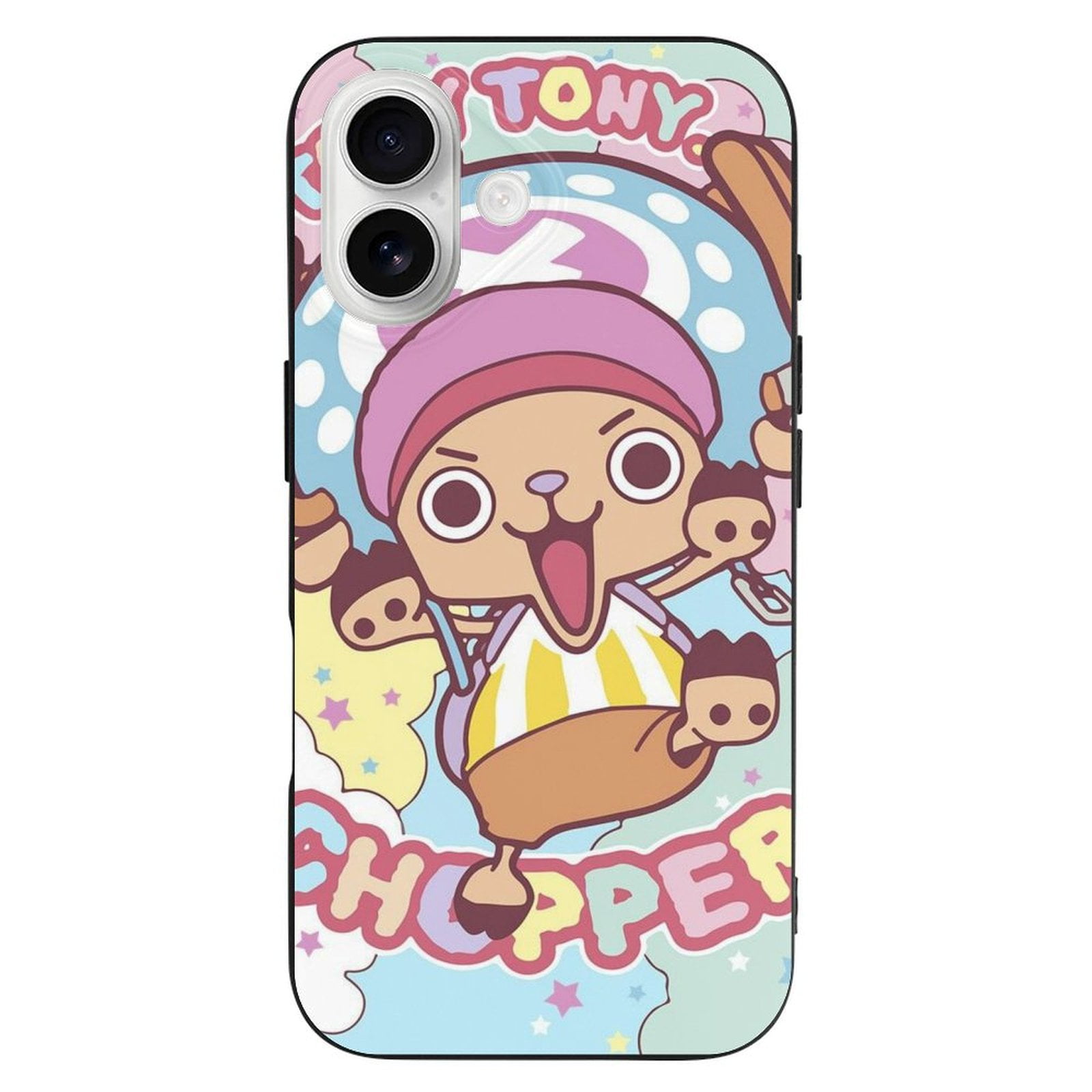 One Piece Chopper Case for iPhone 16 Anime Durable TPU Protective Phone ...