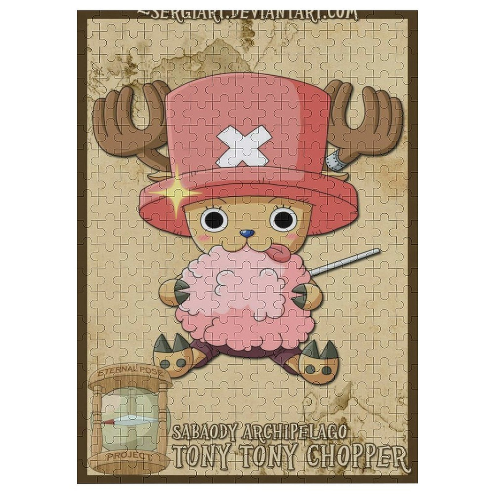 One Piece Chopper Puzzles for Cartoon Child Home Entertainment 300 ...