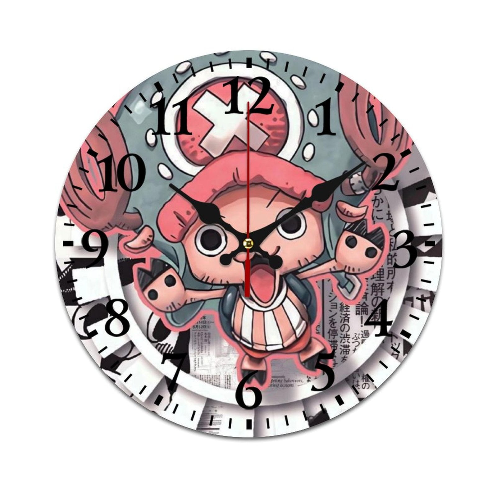 One Piece Chopper wall clocks battery operated decorative 34cm/13.39in ...