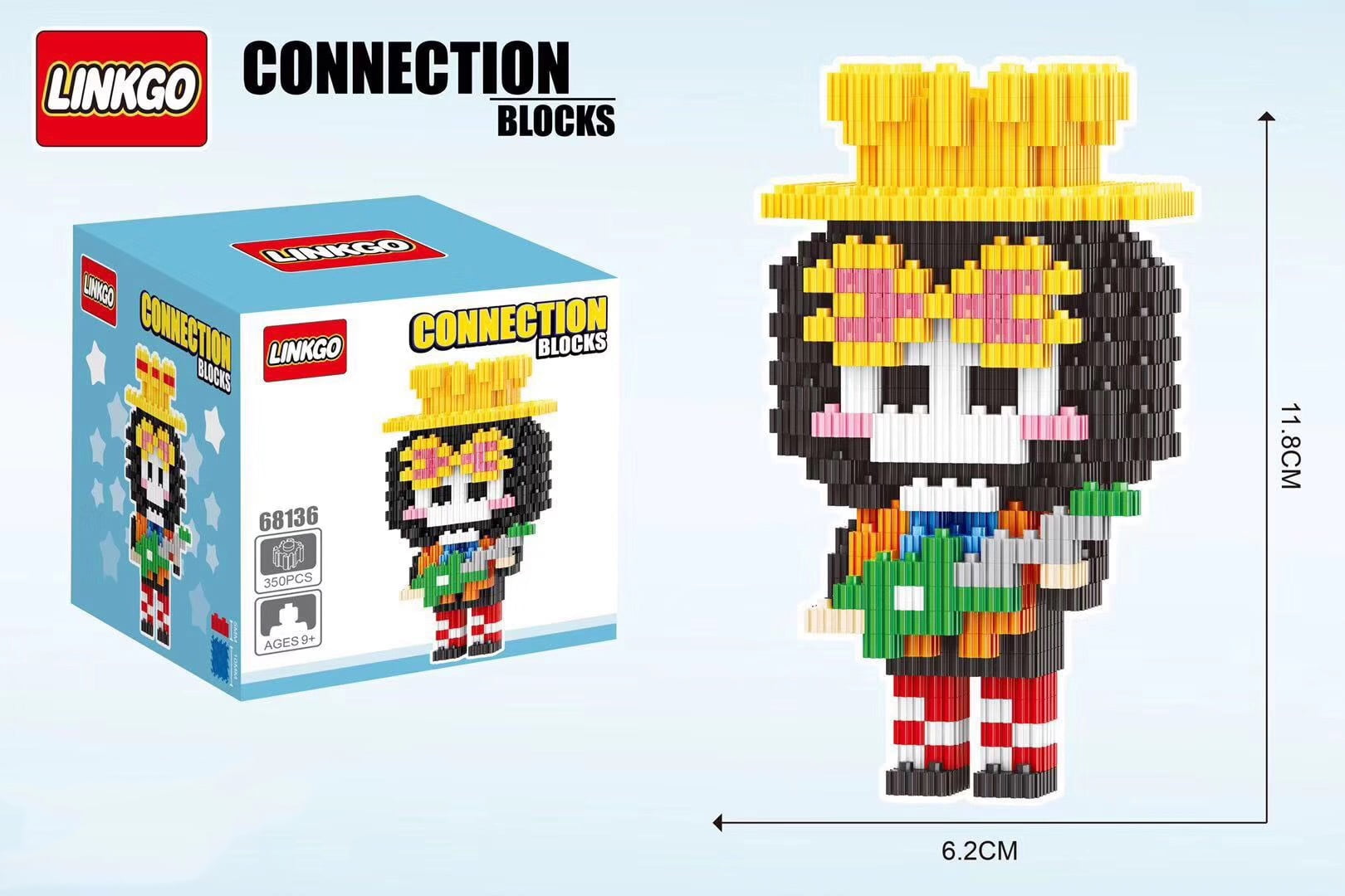 One Piece Connection Building Blocks Luffy Chopper Nami Sanji Zoro ...